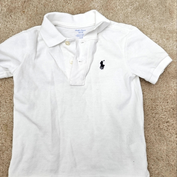 Polo Ralph Lauren | Shirts & Tops | Infant White Ralph Lauren Polo ...